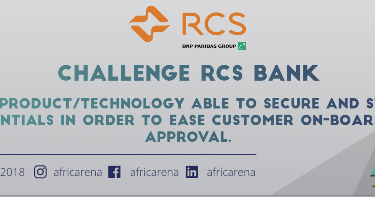 RCS Bank Challenge – VC4A