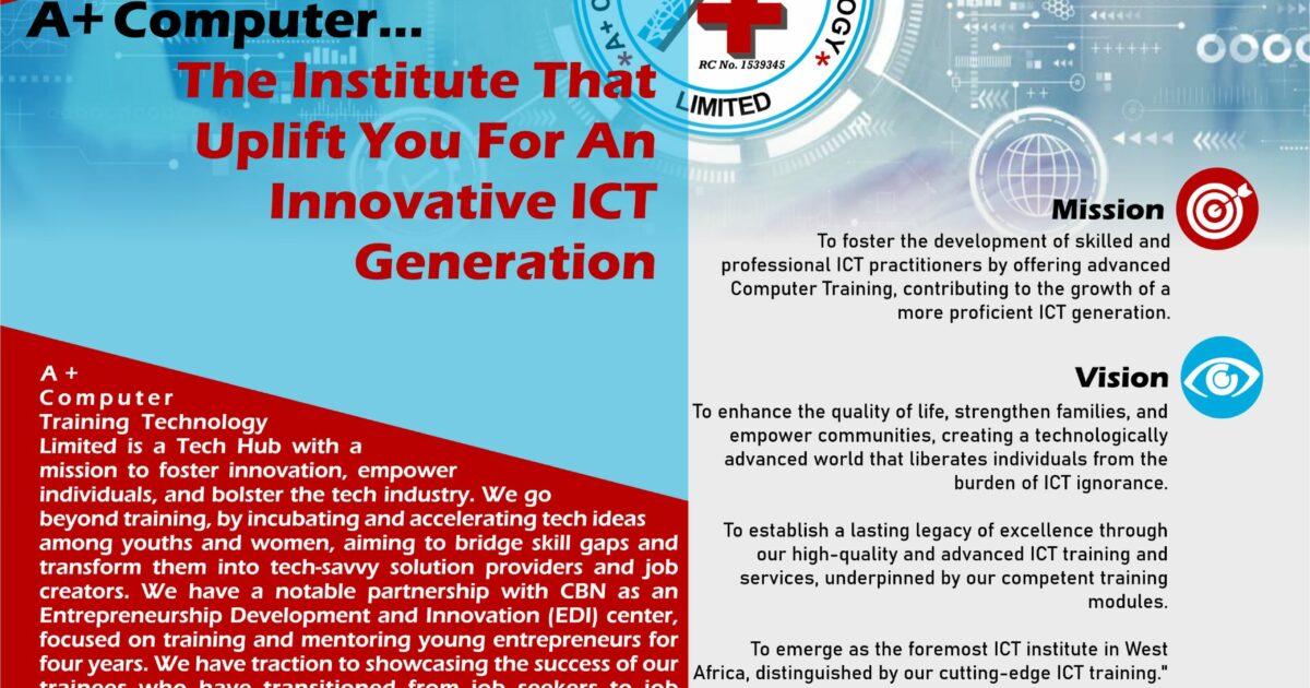 A+ Computer Training Technology Limited – VC4A