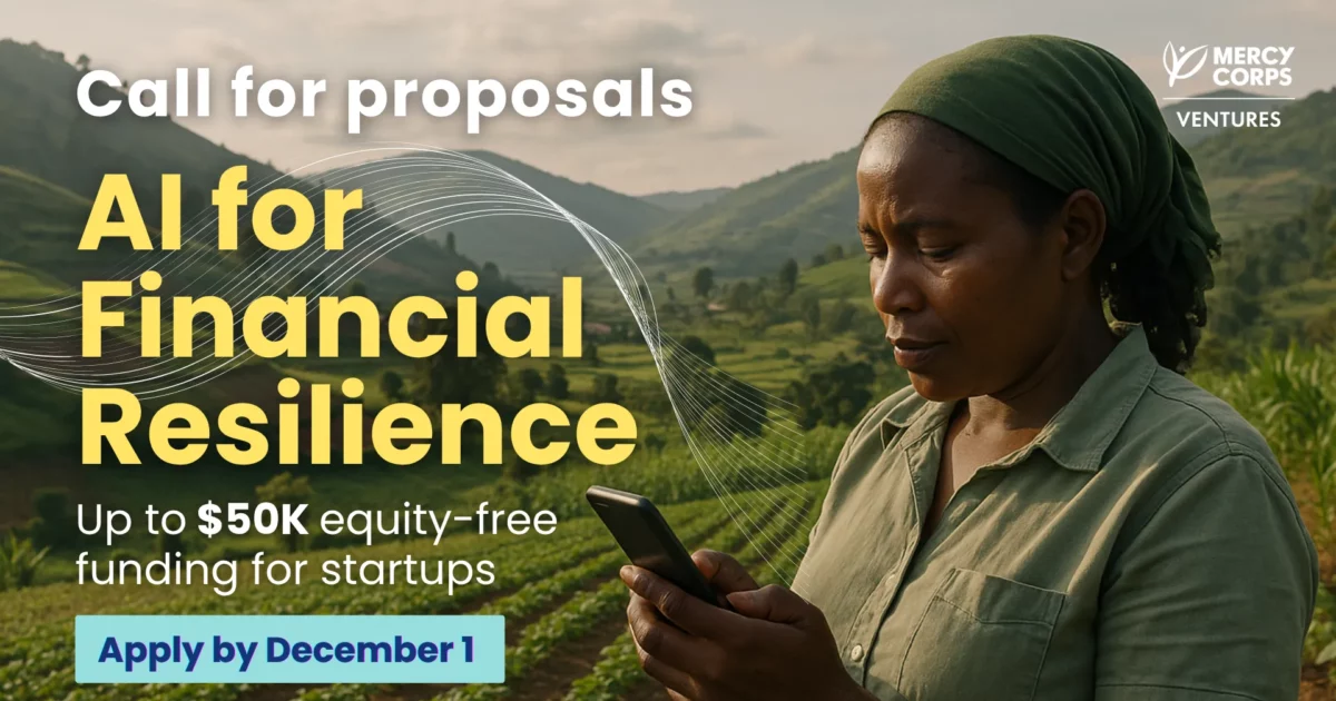 Call for Proposals: AI for Financial Resilience – VC4A
